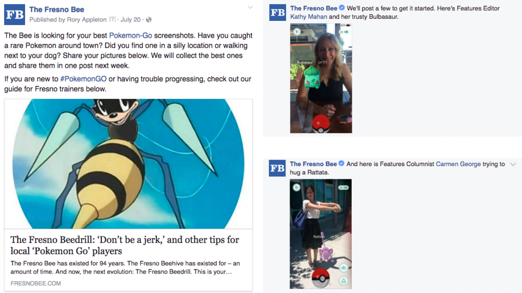 Fresno Pokemon screenshots - Trusting News