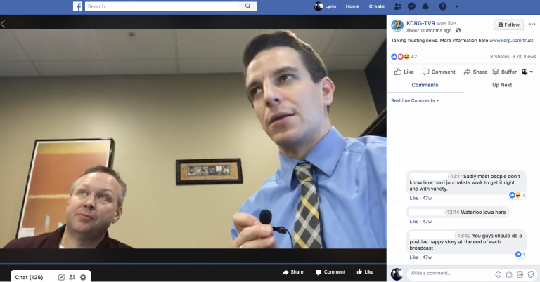 Explaining Journalism and Your News Values Through Facebook Live ...