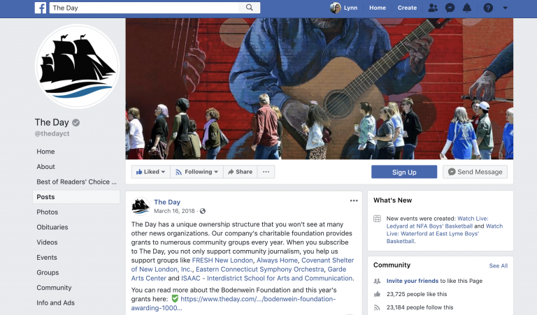 Explaining Ownership Structure Using Facebook - Trusting News