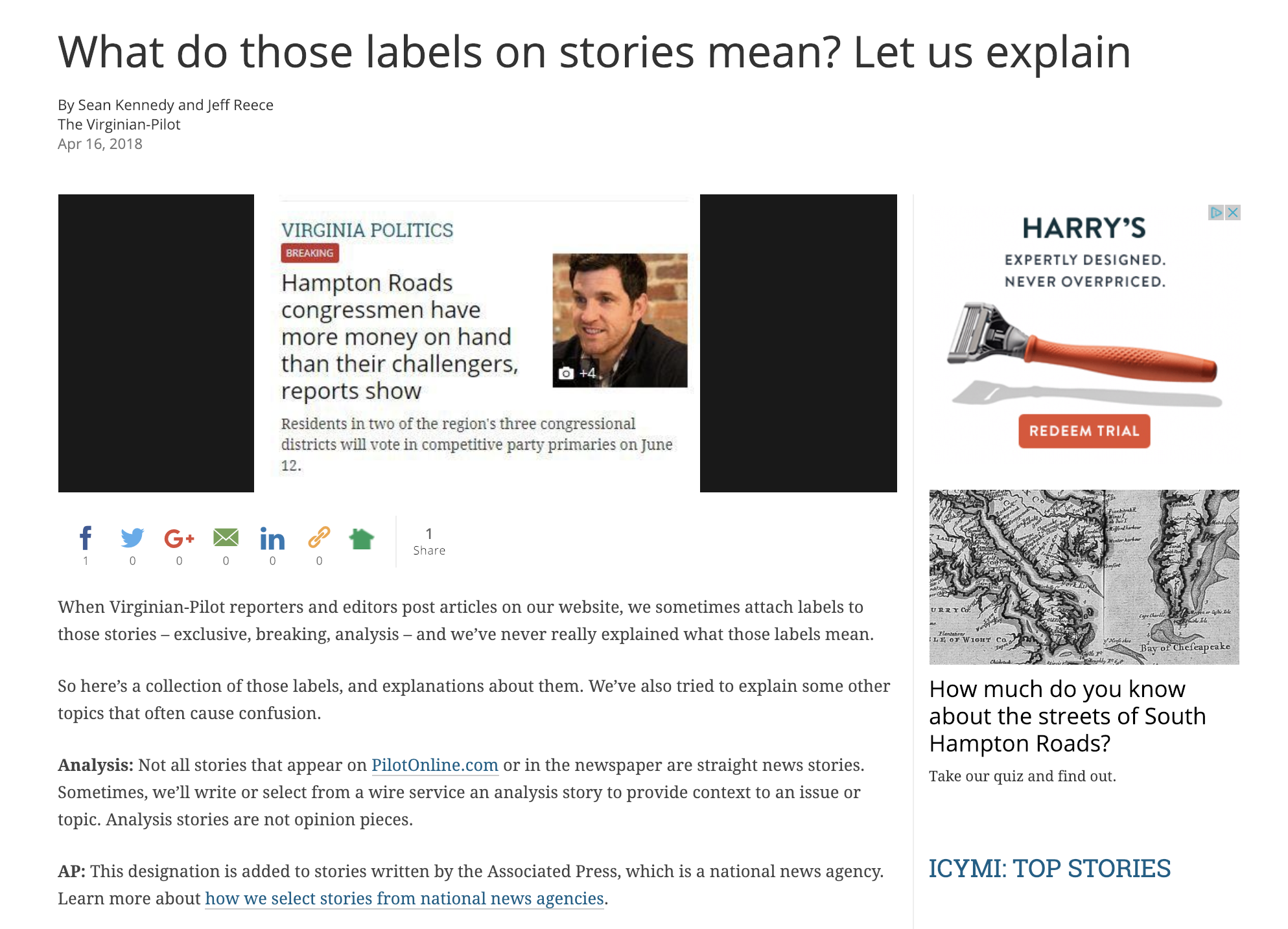 Explaining news terms at the Virginian-Pilot - Trusting News