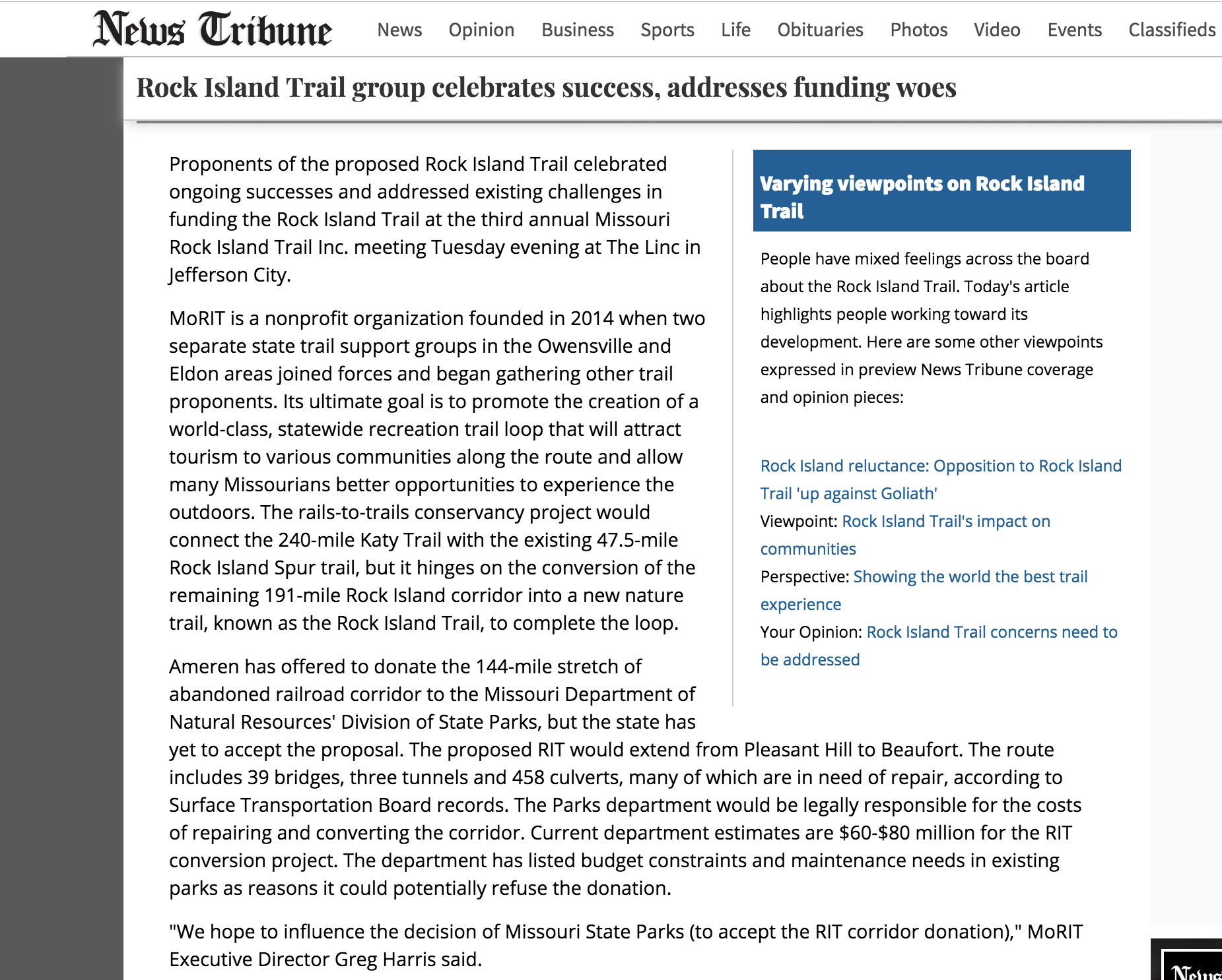 Highlighting Variety of Coverage Online - Trusting News