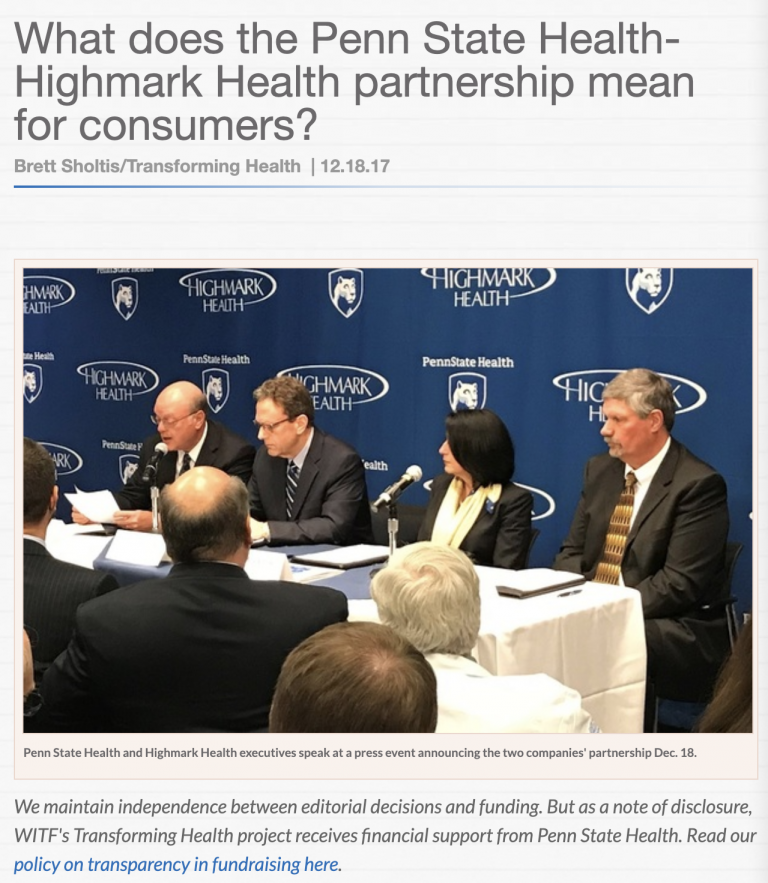 Explaining Outside Funding Support - Trusting News