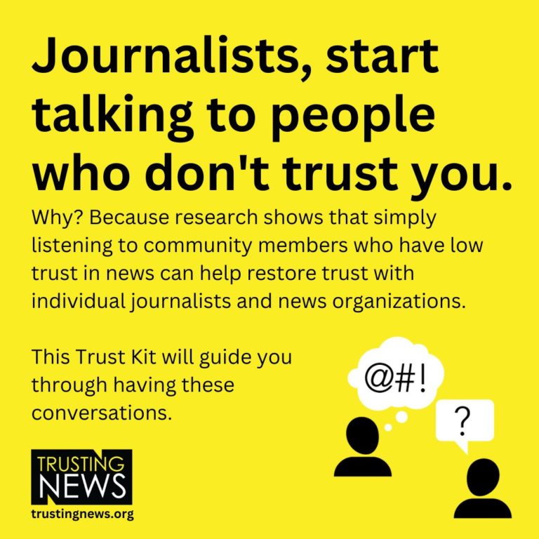 Listening - Trusting News