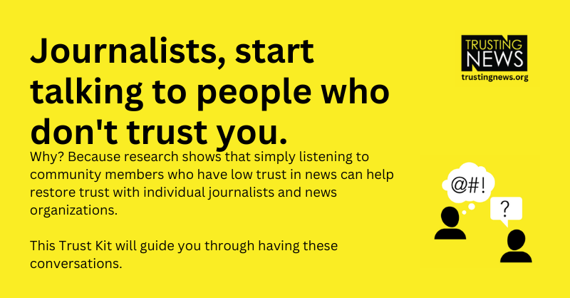 Listening - Trusting News