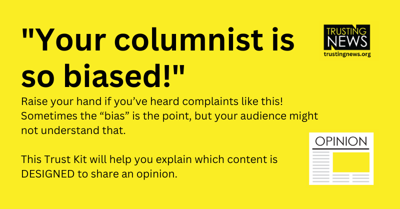 Opinion - Trusting News