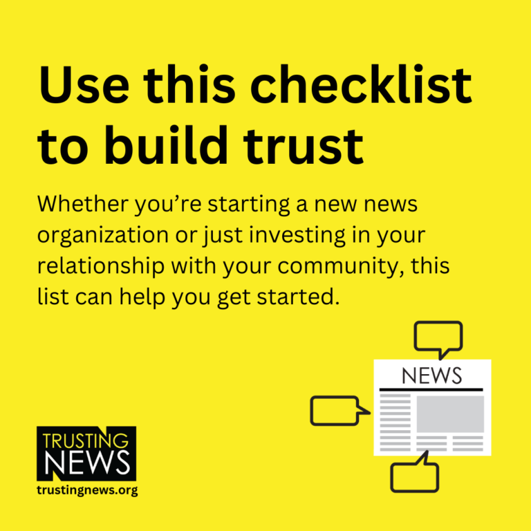 Use these checklists to start (or level up) your trust building ...