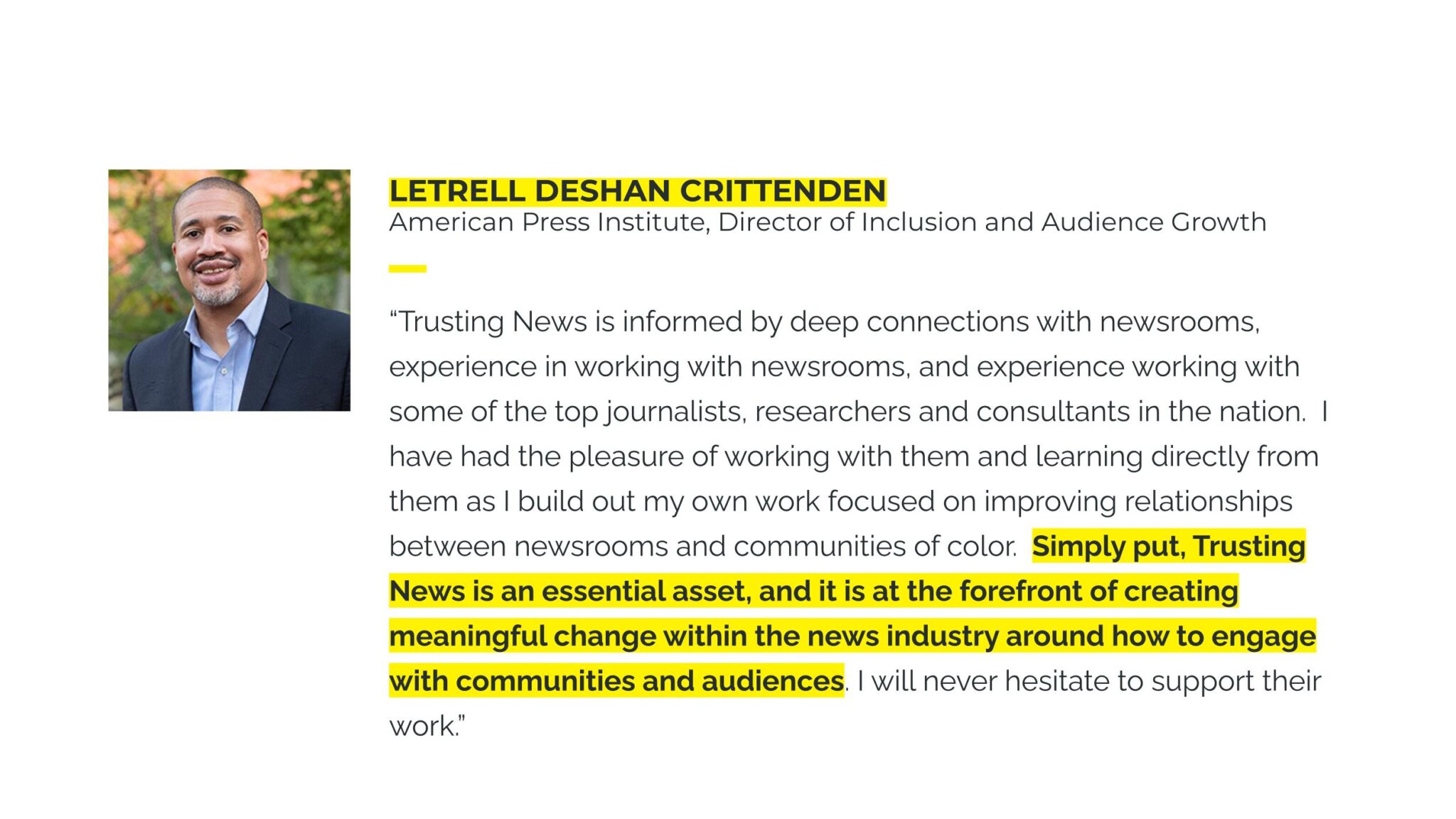 Trusting News - Trusting News