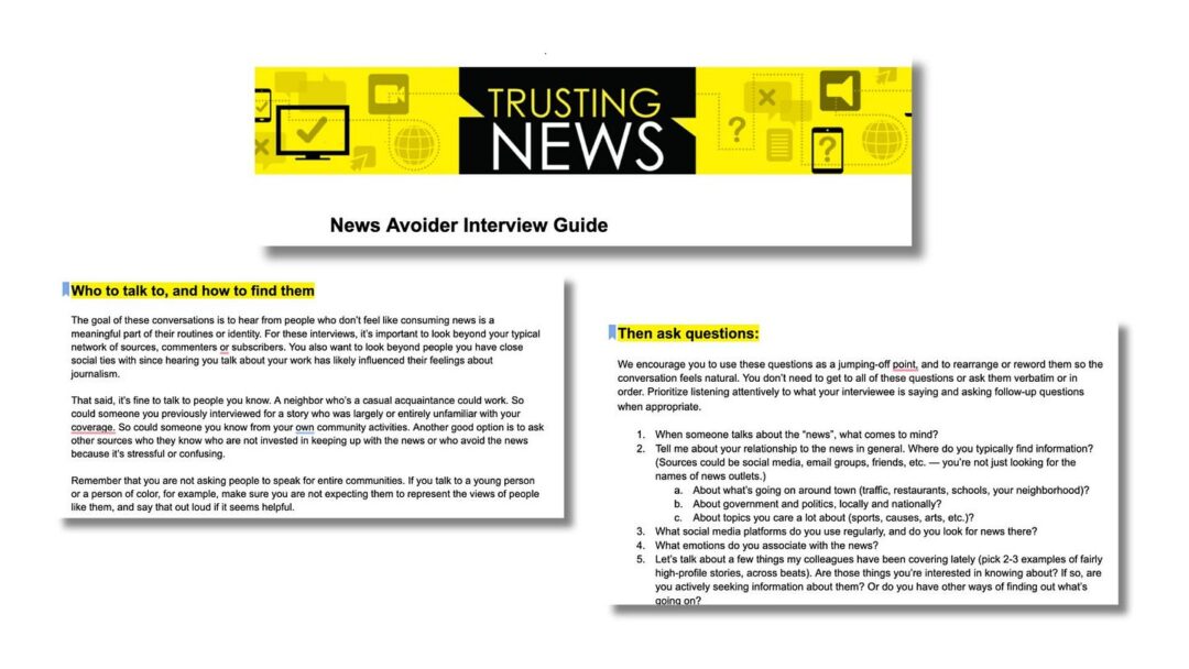 Learn about news avoiders with this guide - Trusting News