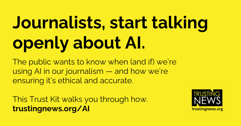 Building trust with AI - Trusting News